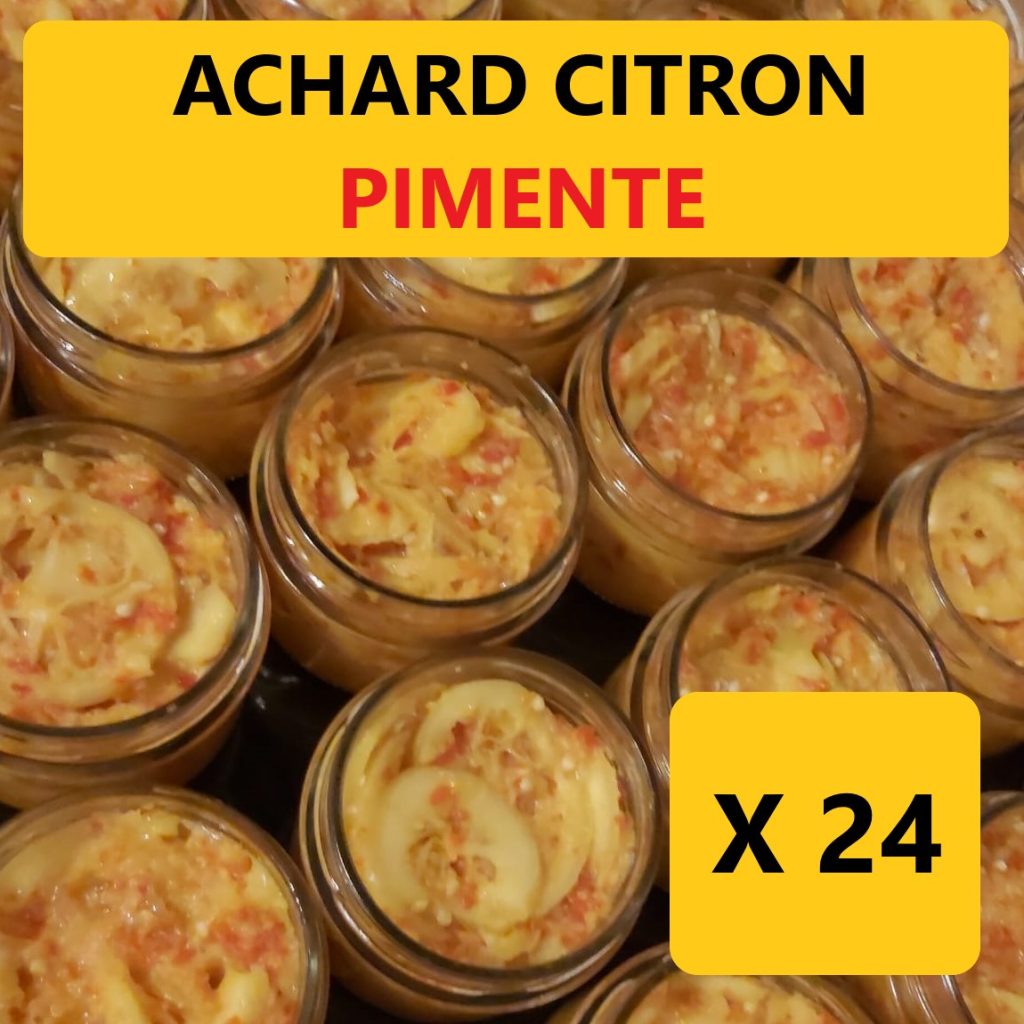 Achards citron pimenté 200g X 24 – DOANAEXOTIC | Épicerie fine de l’île ...